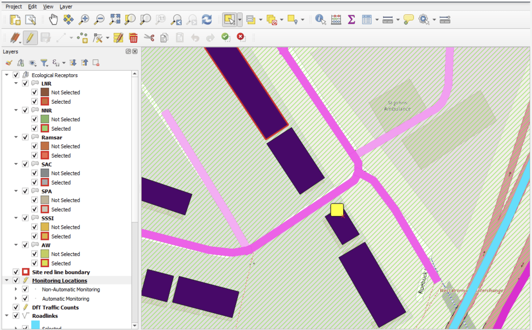 How to move a data point from one position to another on a map